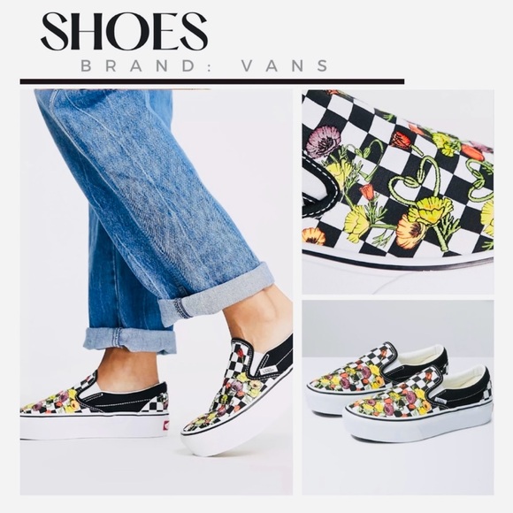 Vans | Shoes | Sold Dont Buy Please Nwt Vans Classic Poppy Checkerboard ...
